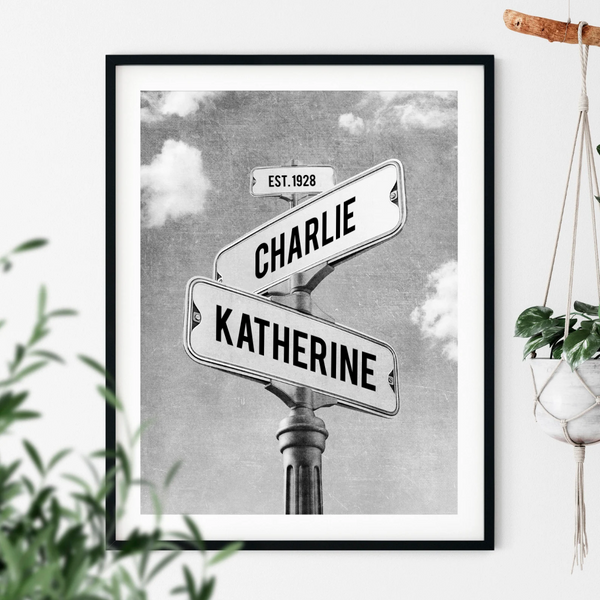 Customized Street Sign Print | Shopify Product Personalizer - Customily